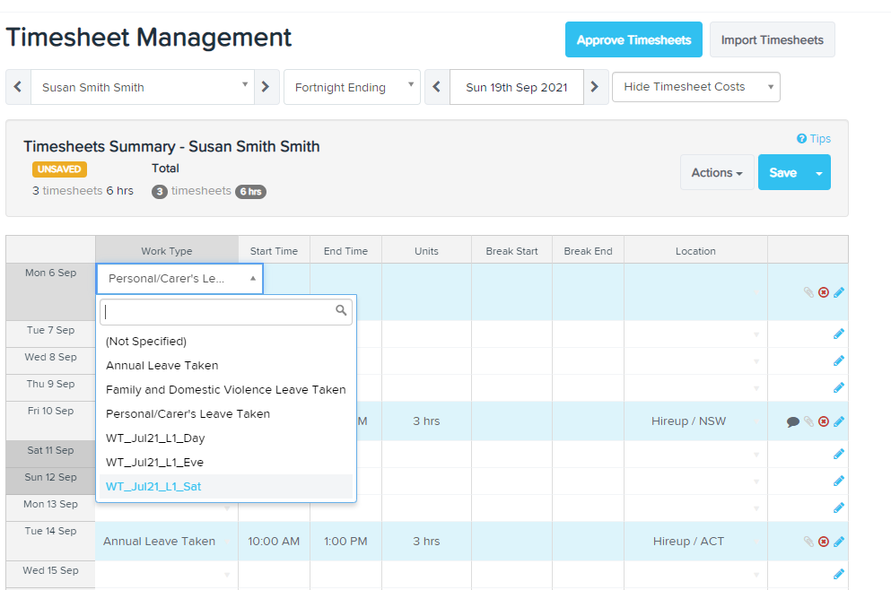 Information about Timesheets and Hours Worked – Hireup Help Centre